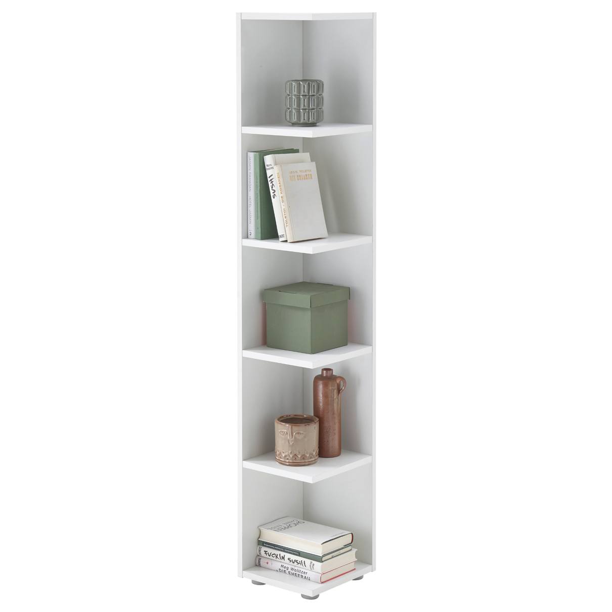 Regál CORNER LIGHT bílá | Sconto