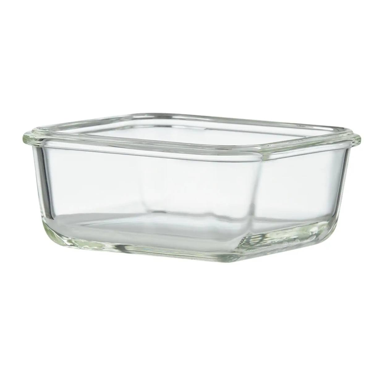 Skleněná dóza s víkem QUADER II objem 550 ml | Sconto